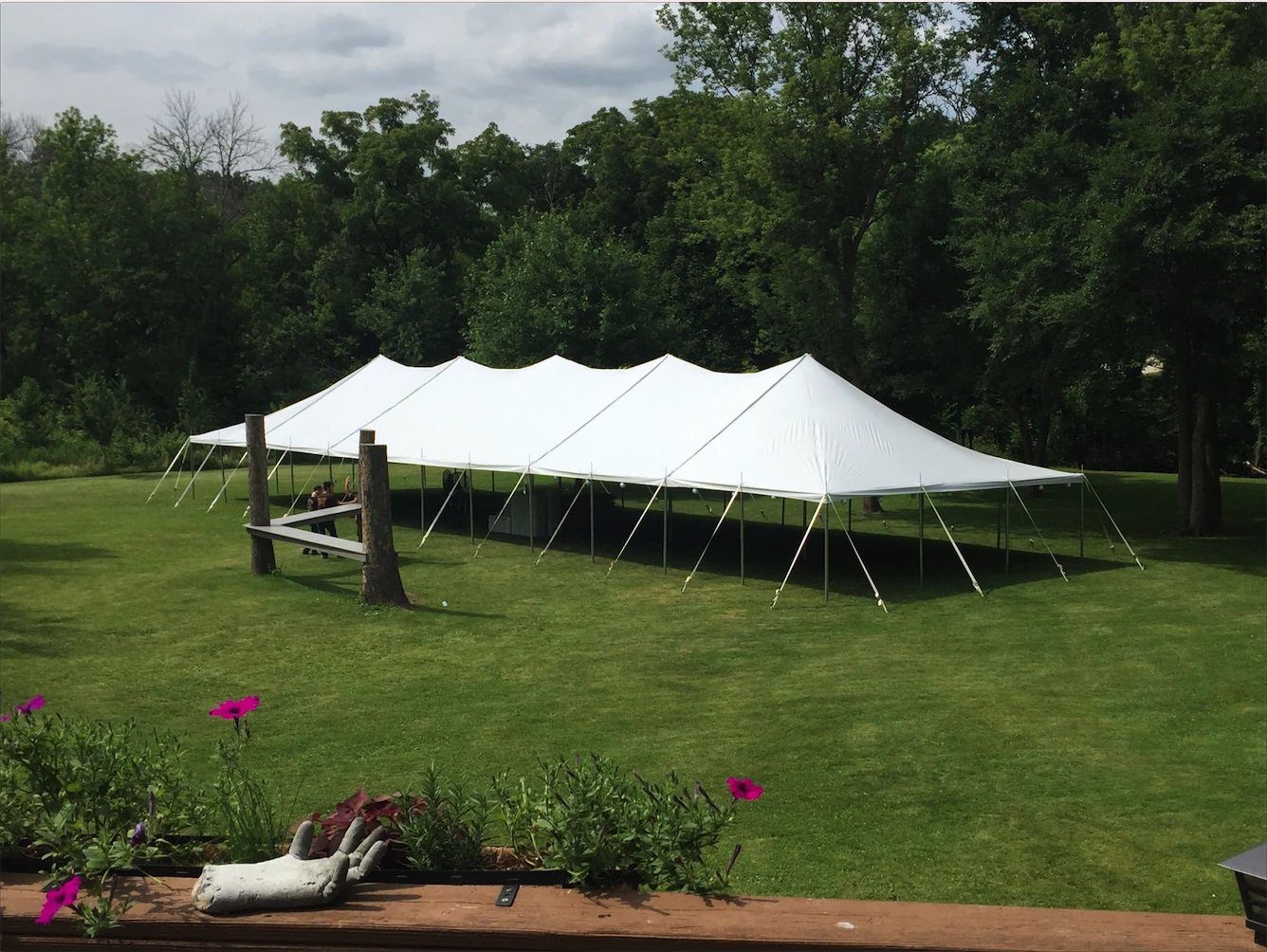 30x90 Canopy Tent (Pole Tent) | Knight's Tent & Party Rental